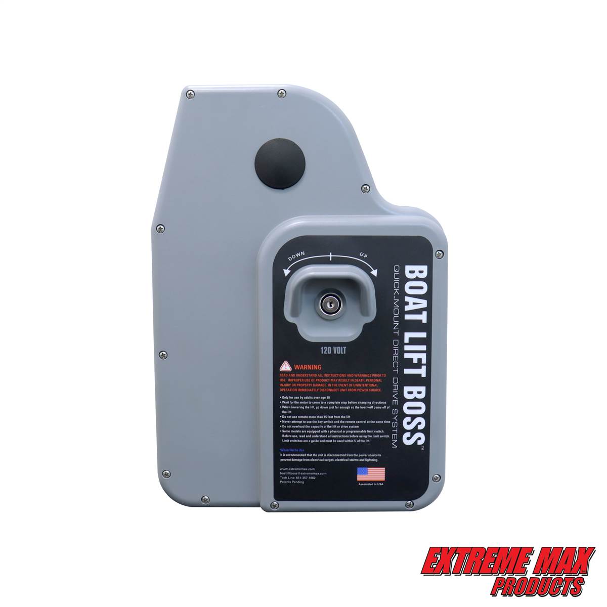 120 Volt Key-Turn Boat Lift Boss - Extreme Max