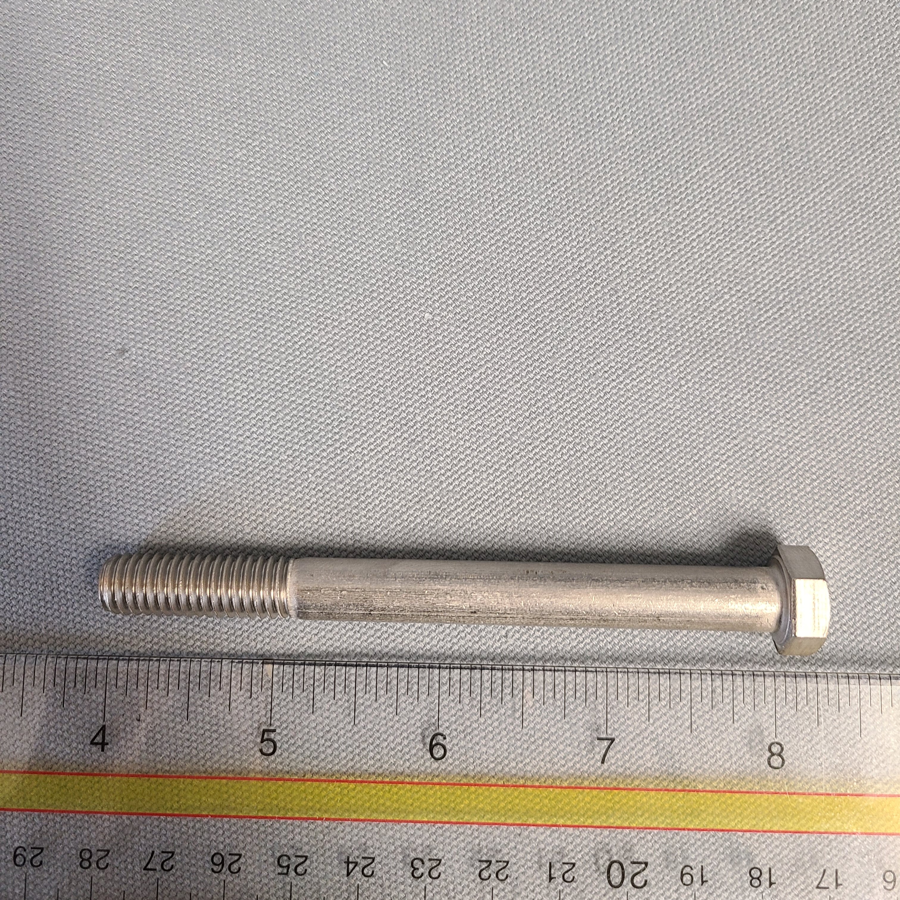 3/8" x 4" Steel Hex Head Mach Bolt